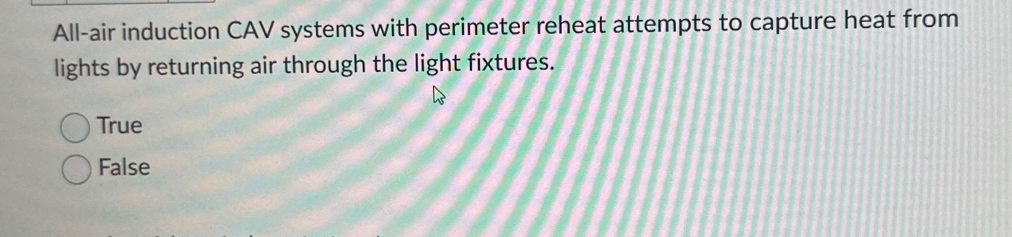 Solved All-air induction CAV systems with perimeter reheat | Chegg.com