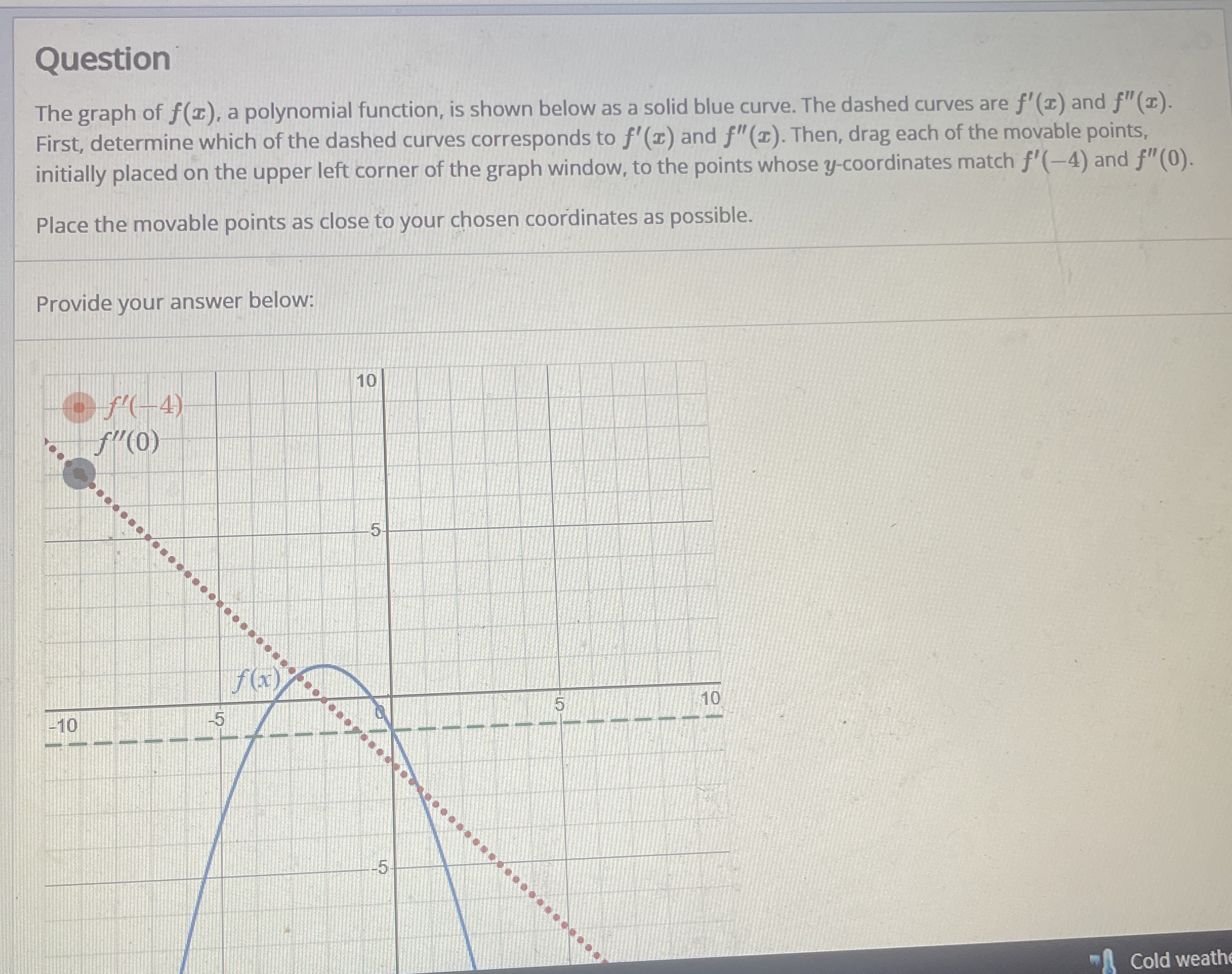 Solved by an EXPERT QuestionThe graph of f(x), ﻿a polynomial function, is | Chegg.com
