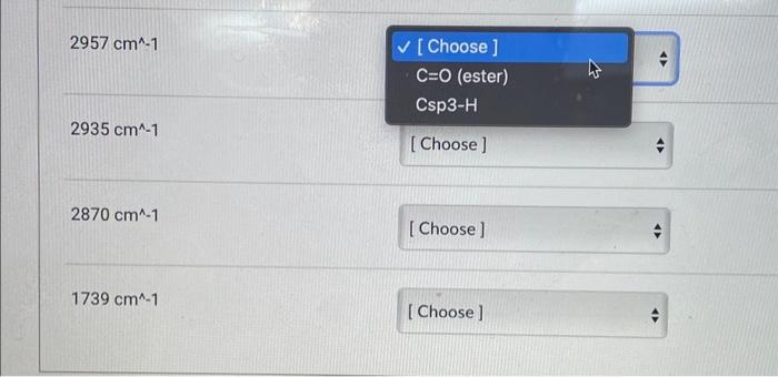 Solved IR of final product (ester) The IR spectrum of the | Chegg.com