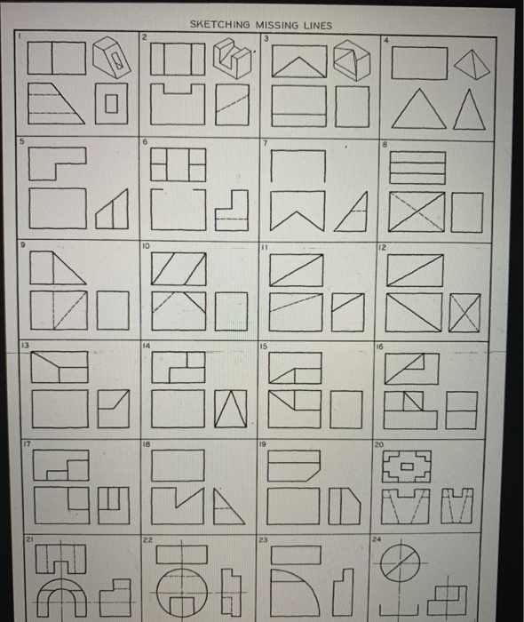 Solved NLB KIEK NOVIULU SKETCHING MISSING LINES 20 90EC | Chegg.com