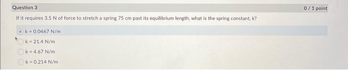 Solved Consider an object on the end of a spring, as in | Chegg.com