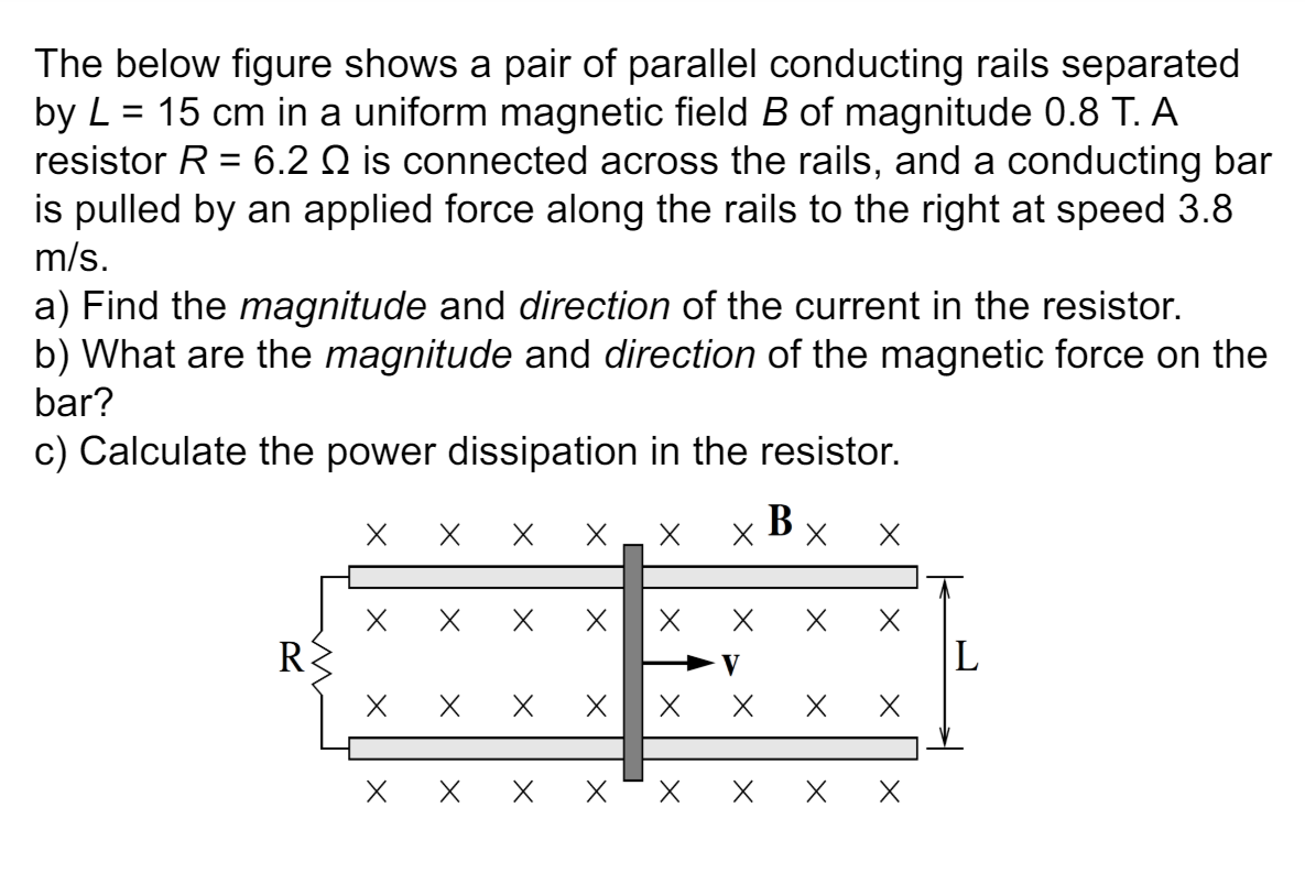 Solved The below figure shows a pair of parallel conducting | Chegg.com
