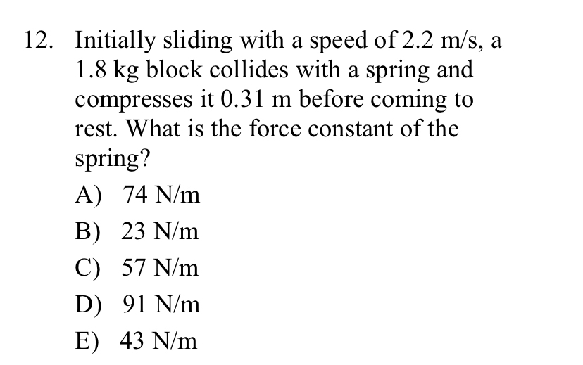 Solved Initially sliding with a speed of 2.2ms, ﻿a 1.8kg | Chegg.com