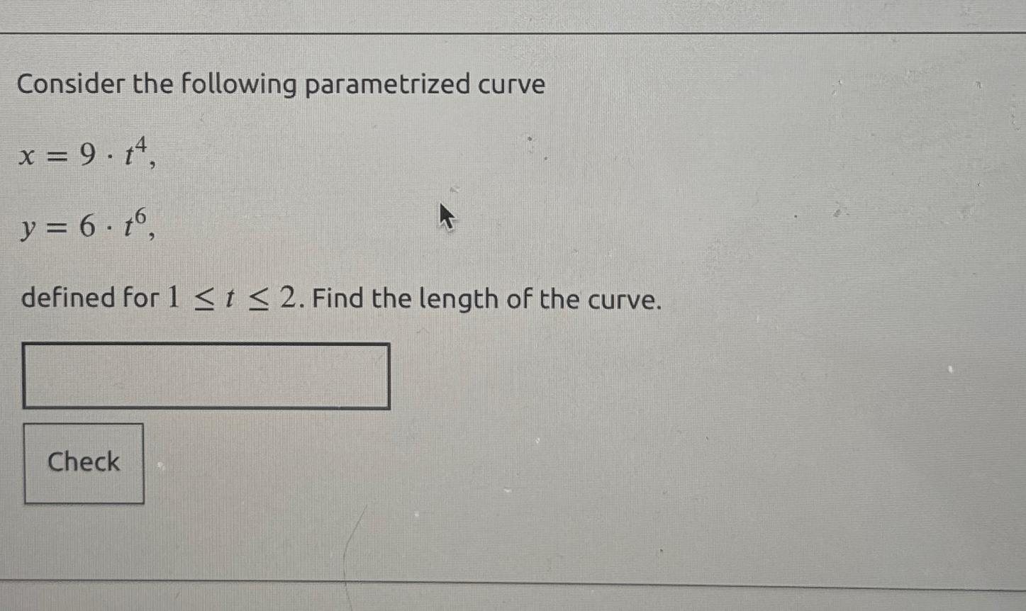 Solved Consider the following parametrized | Chegg.com