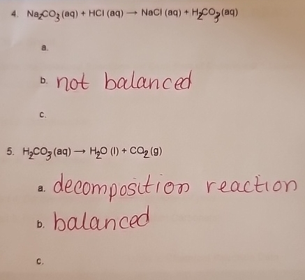 Solved a. ﻿name the type of reaction that is occurring b. | Chegg.com