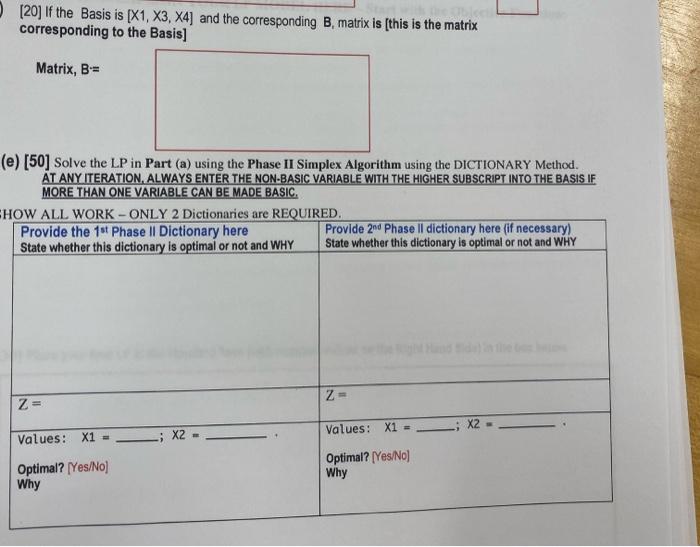 Solved Maximize Z 200 X1 + 180 X2 subject to: a) [10] | Chegg.com