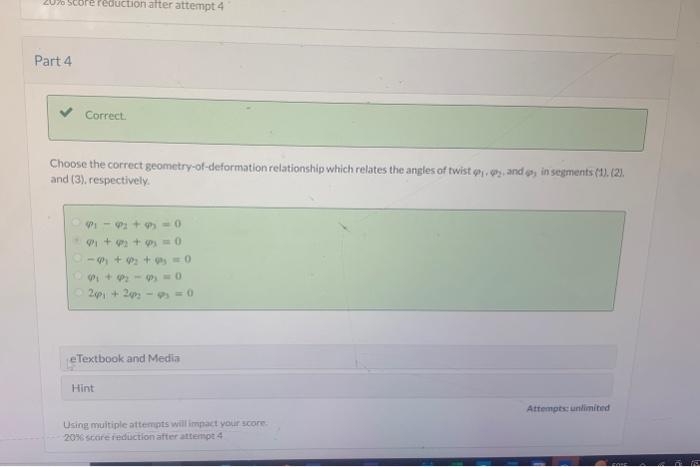 Solved The torsional assembly shown in Figure P6.46 consists | Chegg.com