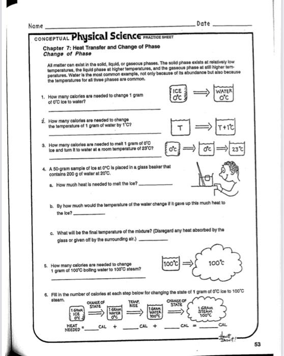Solved Name Date CONCEPTUAL Physical ScienCE PRACTICE MEET | Chegg.com