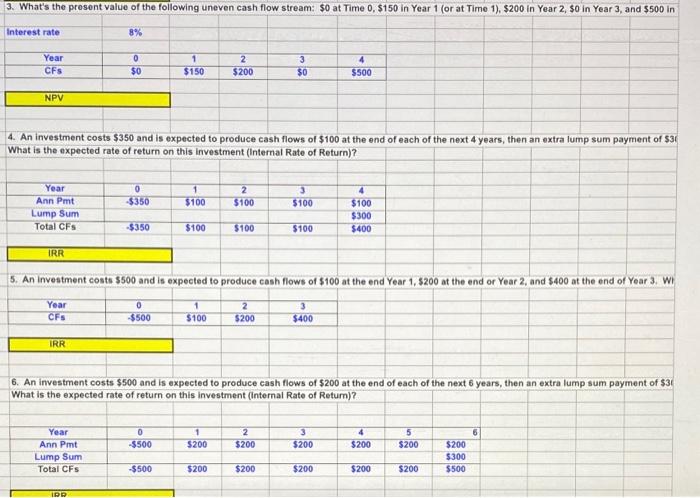 Solved Whats The Present Value Of The Following Uneven Cash