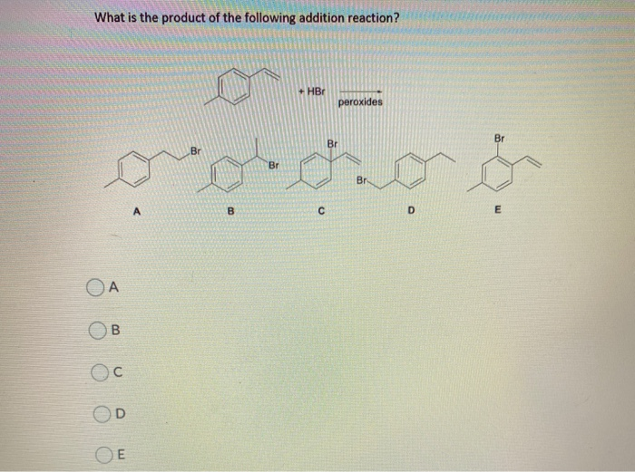 Solved What is the product of the following addition | Chegg.com