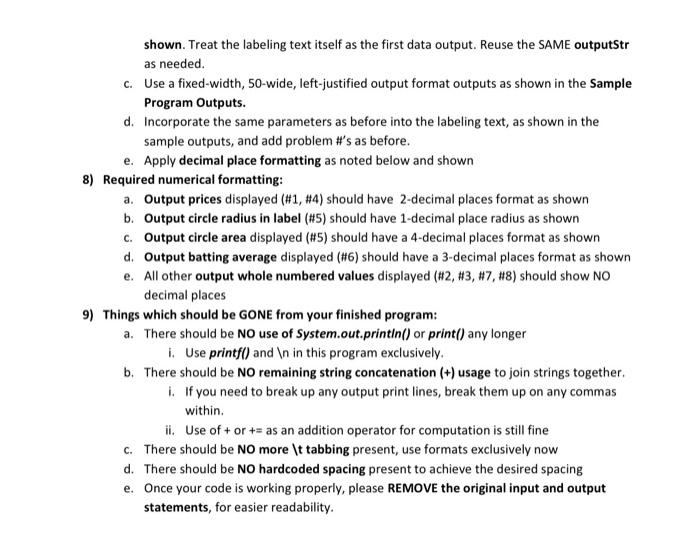 Solved Java Programming LanguageFirst photo is the external | Chegg.com