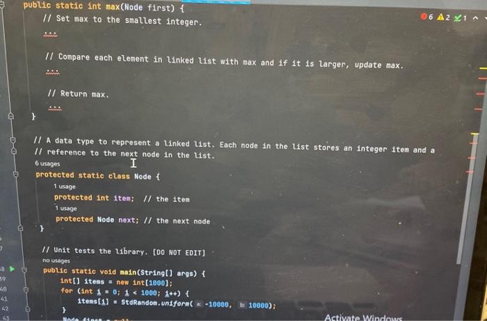 Solved Problem 3. (Min Max) Implement a library called mink | Chegg.com
