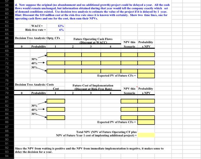 Solved Please complete parts A-D and show the formulas you | Chegg.com