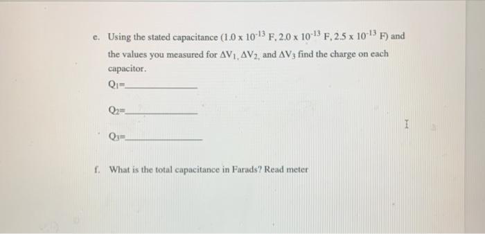 Solved Part III. Capacitors connected in parallel and | Chegg.com