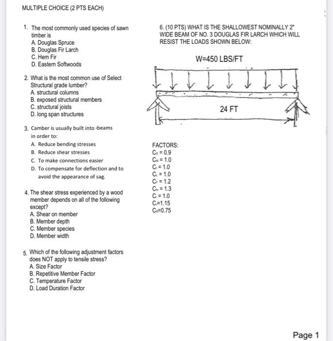 Solved 32 2005 REFERENCE DESIGN VALUES Table 4A Reference | Chegg.com