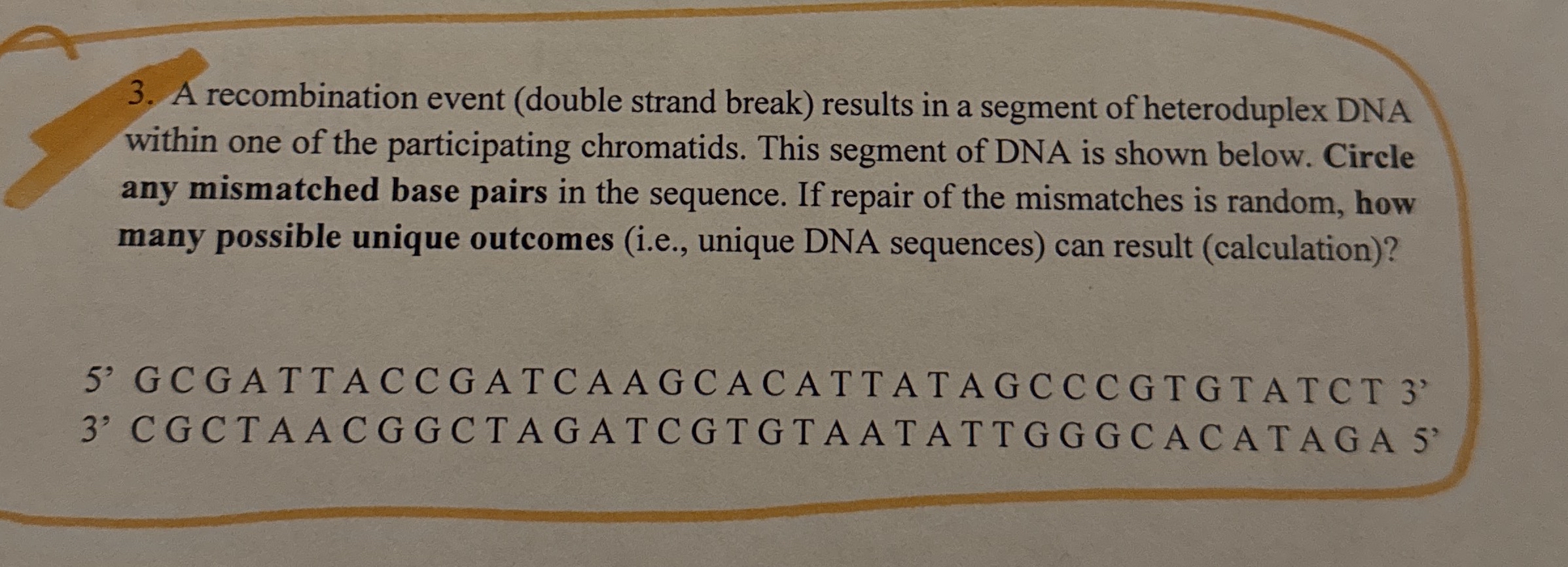 Solved molecular biology: answer all parts of the question | Chegg.com