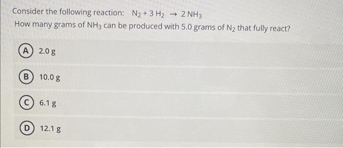 [Solved]: Consider the following reaction: ( mathrm{N}_{2