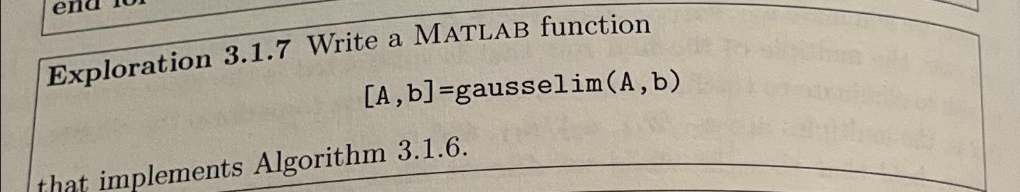Solved Exploration 3.1.7 ﻿Write a MATLAB | Chegg.com