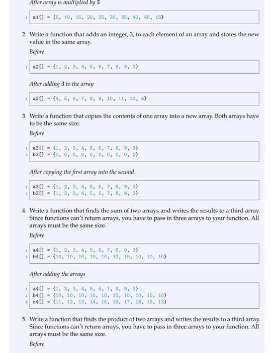 Solved Exercise 1 (vector.c, vector.h, v-output.script, | Chegg.com