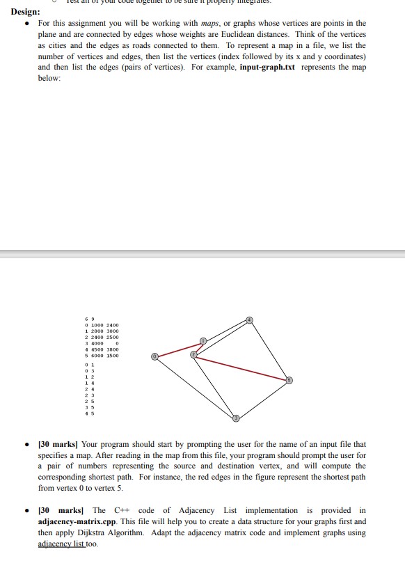 Solved Design: ﻿For this assignment you will be working | Chegg.com