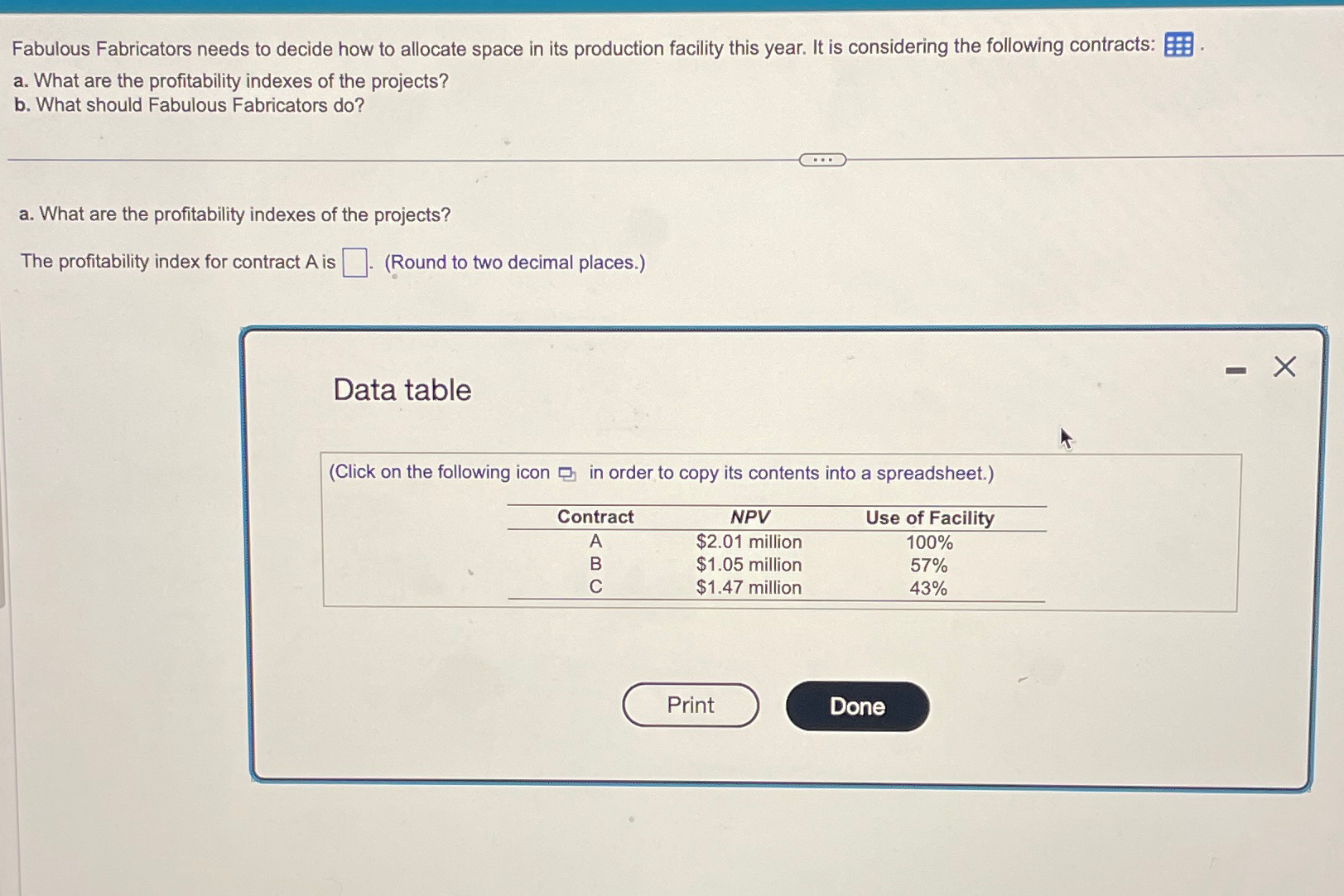 Solved Fabulous Fabricators needs to decide how to allocate | Chegg.com