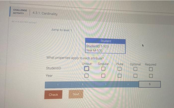 Solved Jump to level 1 What properties apply to each | Chegg.com