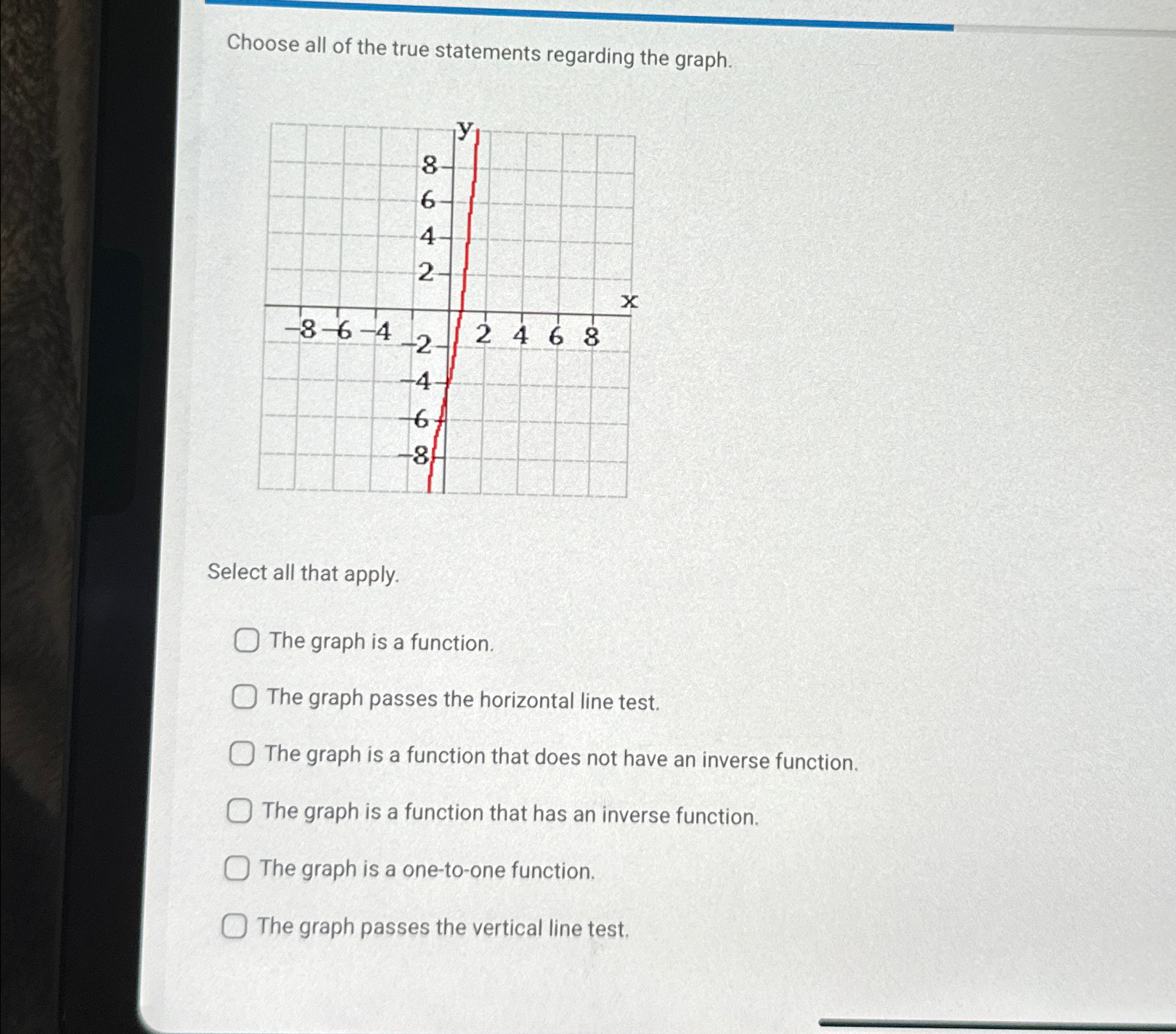 Solved Choose all of the true statements regarding the | Chegg.com
