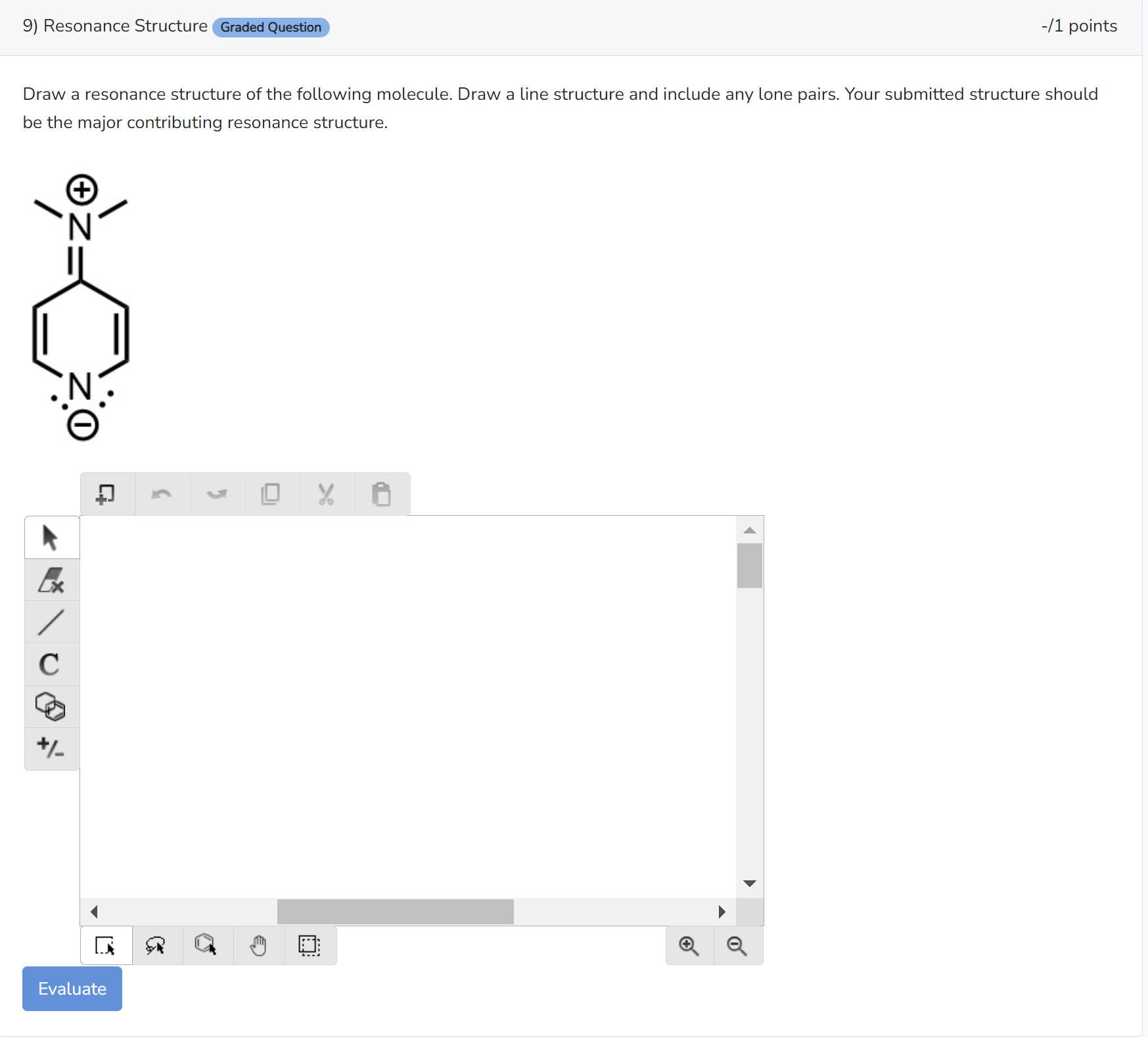 Solved Resonance StructureDraw a resonance structure of the | Chegg.com