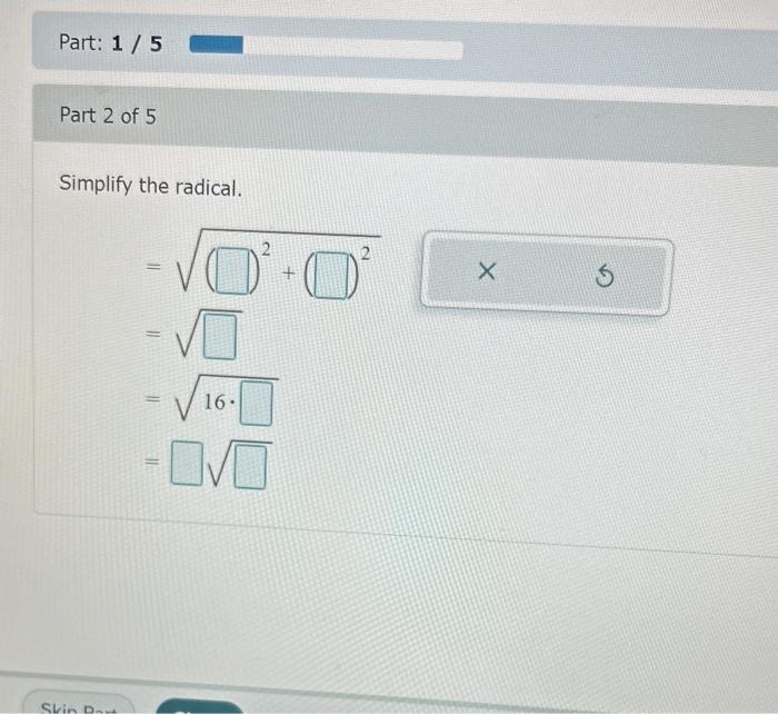 Solved Simplify the radical. | Chegg.com