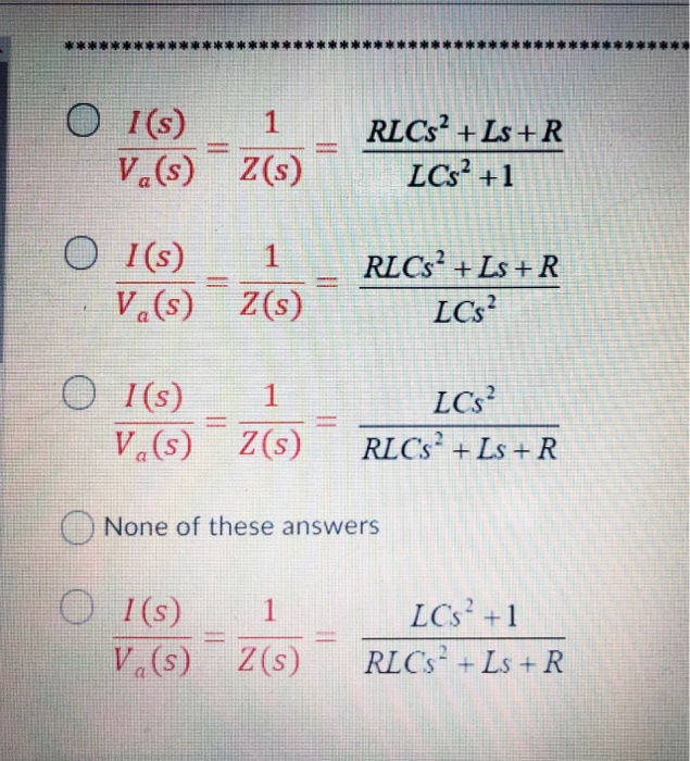 Solved Use the impedance method to determine the transfer | Chegg.com