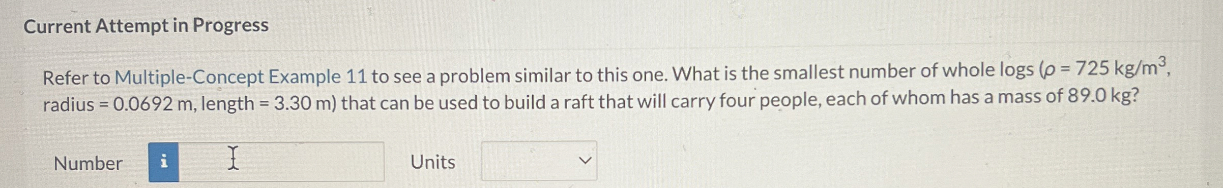 Solved Current Attempt in ProgressRefer to Multiple-Concept | Chegg.com