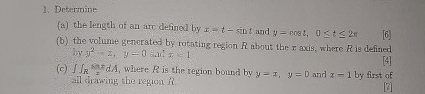 Solved Determine(a) ﻿the length of an arr defined by | Chegg.com