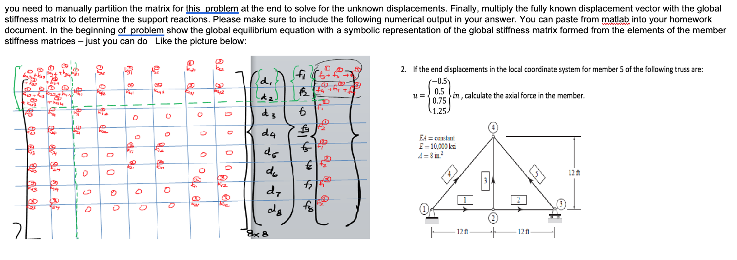 Solved you need to manually partition the matrix for this | Chegg.com