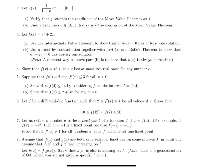 Solved 2. Let g(x) = on 1 = [0,1). (a) Verify that g | Chegg.com