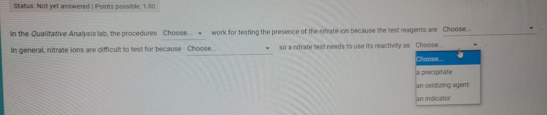 Solved Question 7 Status: Not yet answered Points possible. | Chegg.com