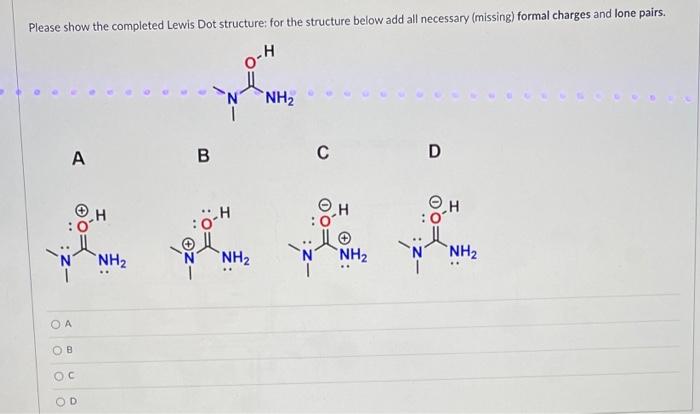 Solved Please show the completed Lewis Dot structure: for | Chegg.com