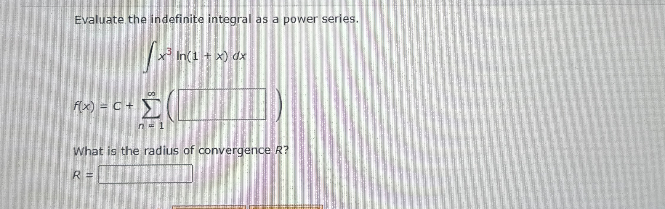 Solved Evaluate the indefinite integral as a power | Chegg.com