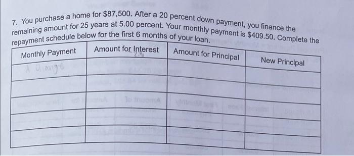 Solved Find the amount of interest, amount of principal, and | Chegg.com