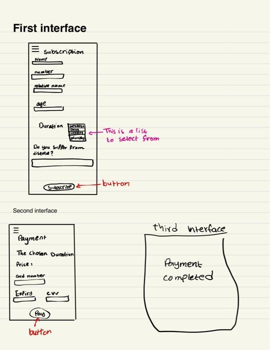 Solved pleaasee help me how can i do these interfaces in | Chegg.com