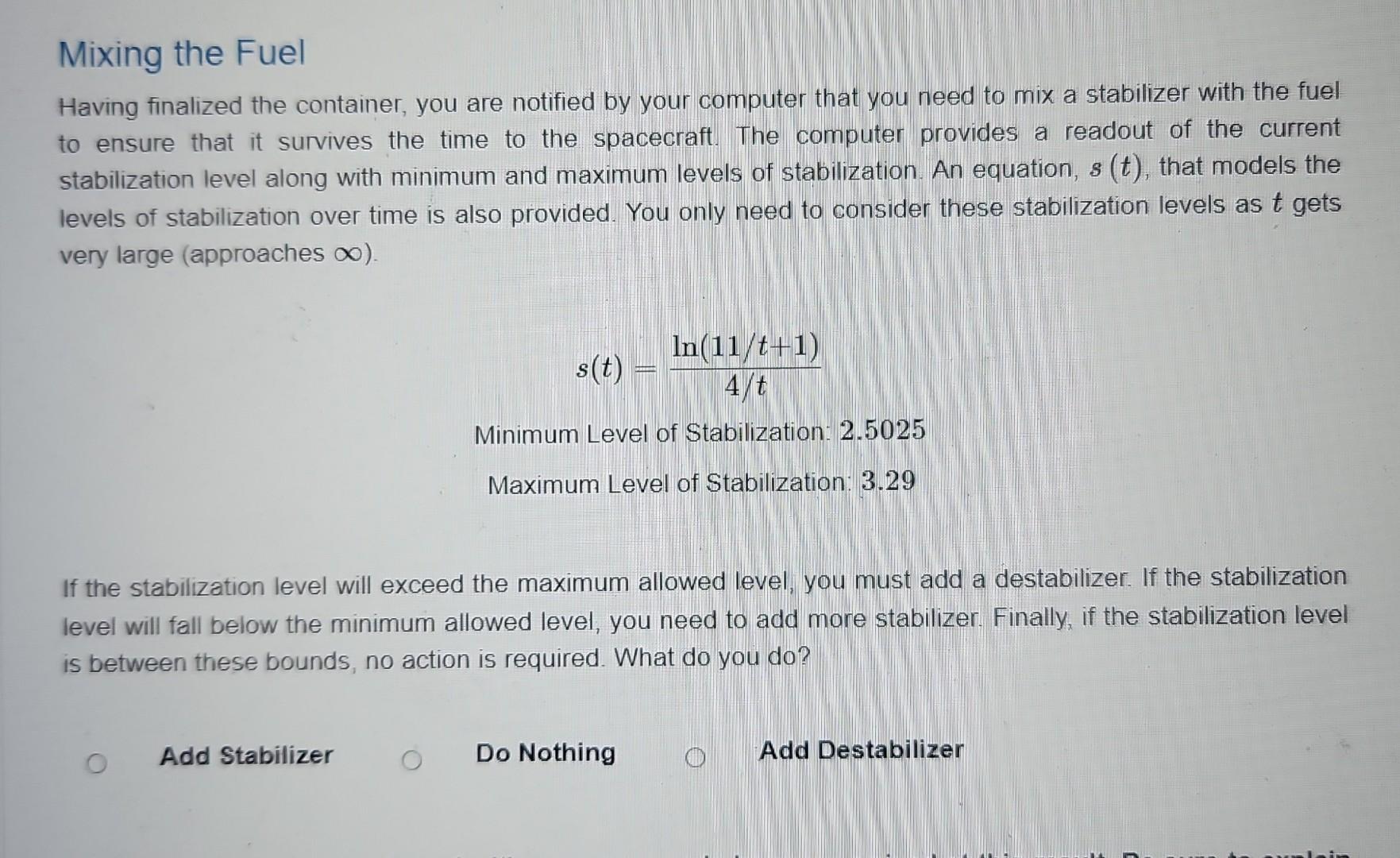 Solved Having finalized the container, you are notified by | Chegg.com