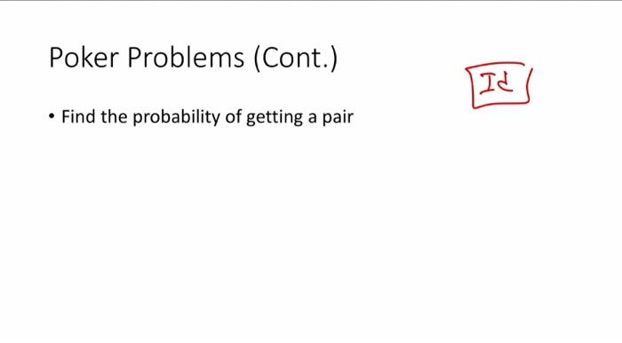 Solved Poker Problems (Cont.) - Find the probability of | Chegg.com