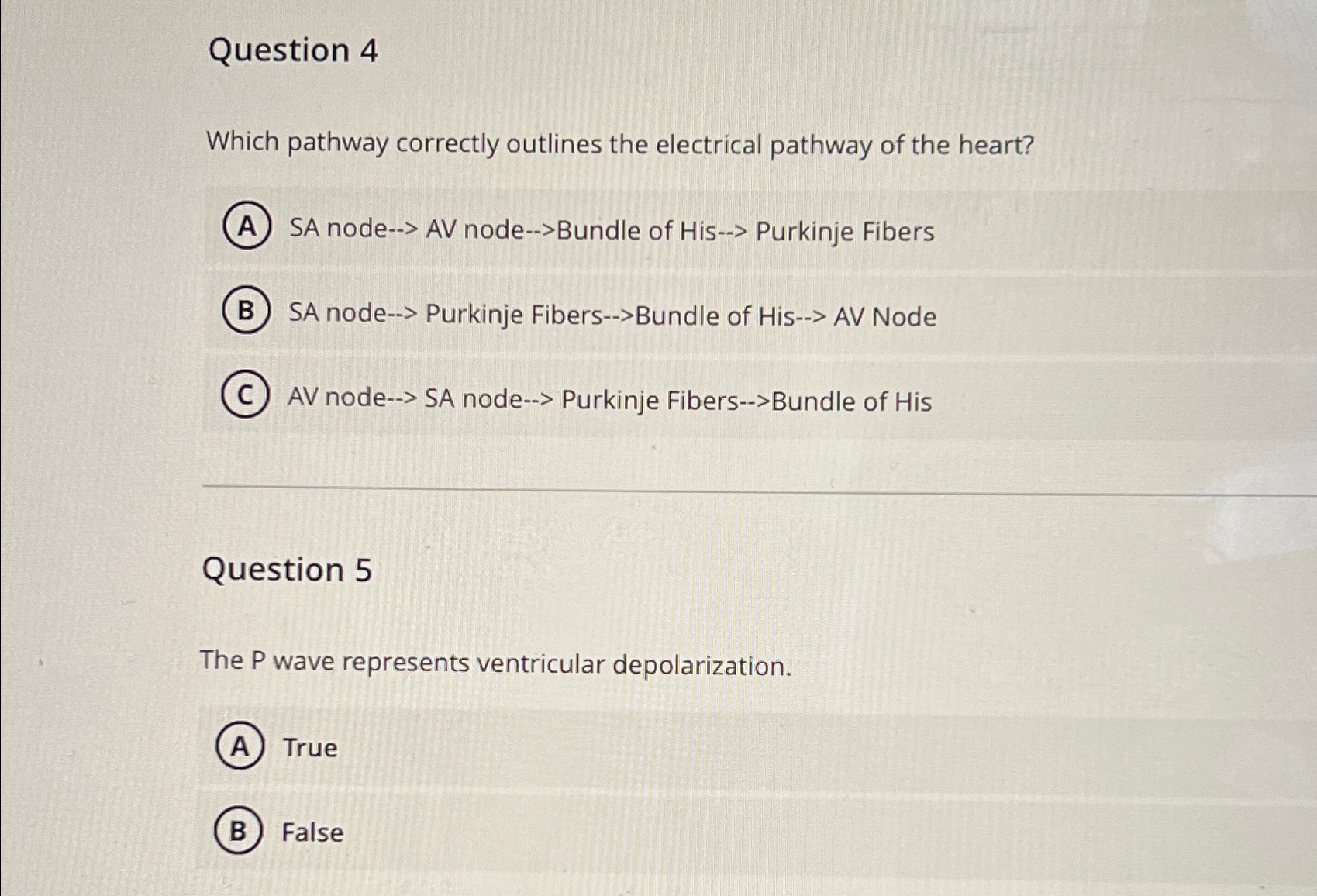 Solved Question 4Which pathway correctly outlines the | Chegg.com