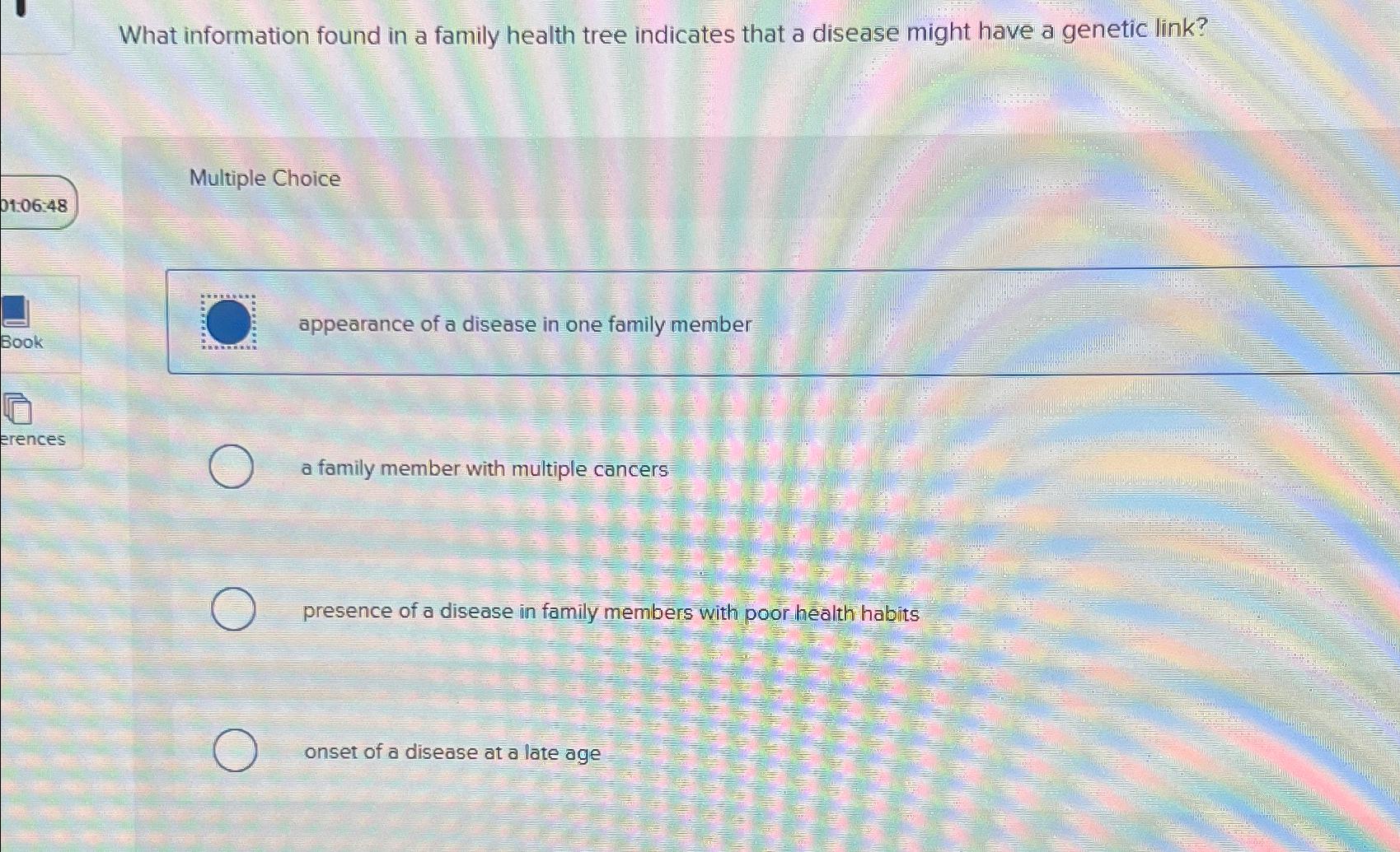 Solved What information found in a family health tree | Chegg.com