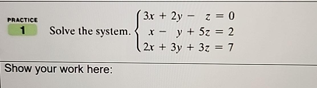 Solved solve by the elimination methodSolve the system. | Chegg.com