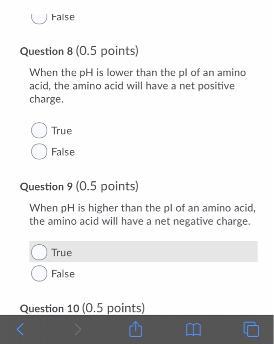 Solved 1 HOMEWORK: Amino Acids and Proteins Question 1 (0.5 | Chegg.com