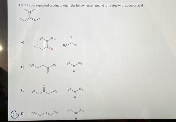 Solved Identify the expected products when the following | Chegg.com