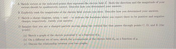 A Sketels vectors at the indicated points that | Chegg.com