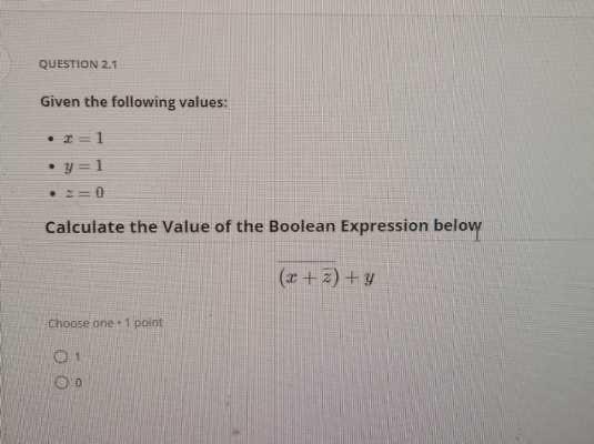 Solved 5 2 Fundamentals Boolean Algebra Attempt 1
