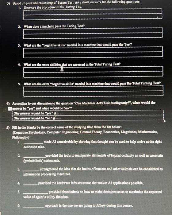 Solved 5) Fill in the blanks by the correet name of the | Chegg.com