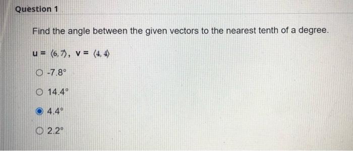Solved Find the vector projVu. | Chegg.com